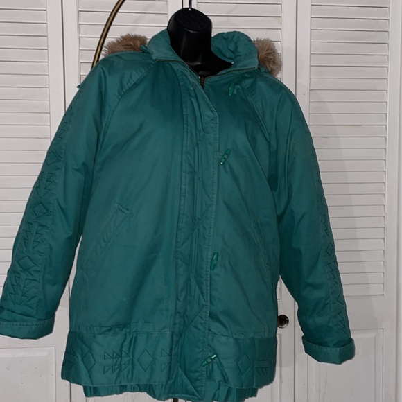 London Fog | Jackets & Coats | Deep Mint Green London Fog Puffer Jacket ...